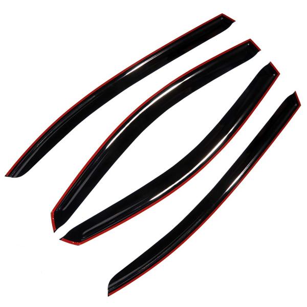 商品名: OCPTY 4枚 テープオンウィンドウバイザー 2013-2017 9TH GEN ホンダ アコード 4ドア セダン サイドウィンドウ ディフレクター レインシェードバイザー OCPTY 4Pcs Side Window Defl...