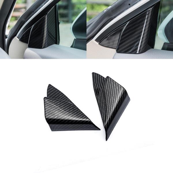 商品名: Xotic Tech A-Pillar ドアウィンドウサイドカバートリム カーボンファイバーパターン カムリ2018-2024対応 x xotic tech A-Pillar Door Window Side Cover Trim...