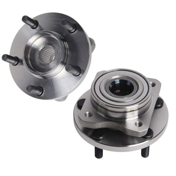 商品名: Bodeman フロントホイールハブとベアリングアセンブリ ペア 2 ペア 1996-2007 クライスラータウンとカントリー/ 2000-2003 クライスラーボイジャー/ 2001-2002 クライスラープロウラー - 15イ...