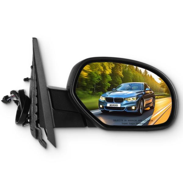 商品名:  SCITOO Right Side View Mirror Fit For 2007-2013 For Chevy Silverado 1500 2500 HD 3500 HD adjustment Black Outside ...