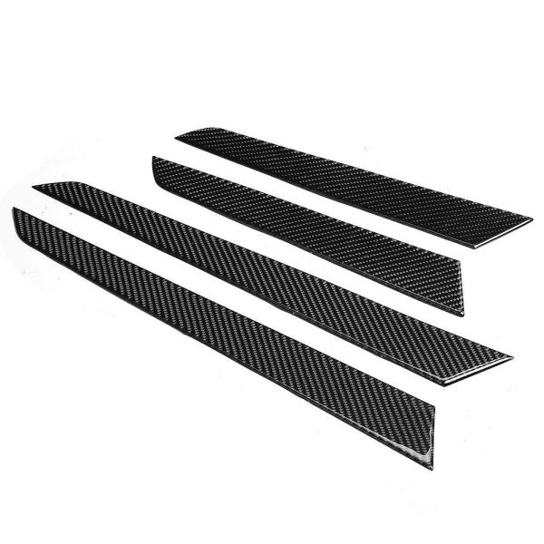 商品名:  Acouto for w204 Carbon Trim Interior Door Panel Cover Frame 4PCS Interior Door Panel Cover Trim Real Carbon Fiber ...