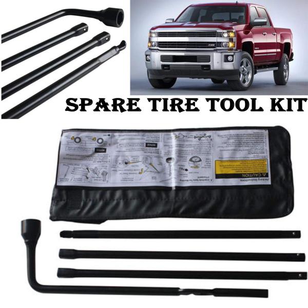 商品名:  Spare Tire Repair Tool Kit For 2000-2014 Chevy Silverado GMC Sierra 1500 2500 3500 Lug Wrench Tyre Replacement Wit...