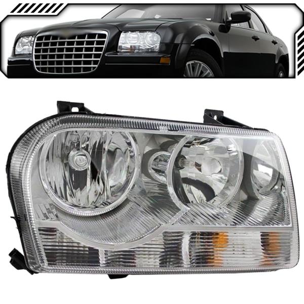 商品名:  EPIC LIGHTING OE Style Halogen Headlight Standard Assembly Replacement for CHRYSLER 05-10 CHRYSLER 300 [ CH2503186...