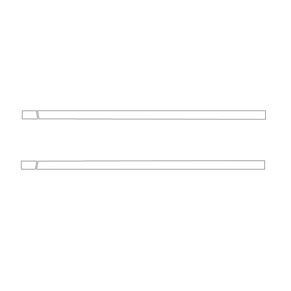 商品名:  TRUE LINE Automotive Precut Door Rocker Guard Black Carbon Fiber Vinyl Film Kit for Chrysler Town Country S Tourin...