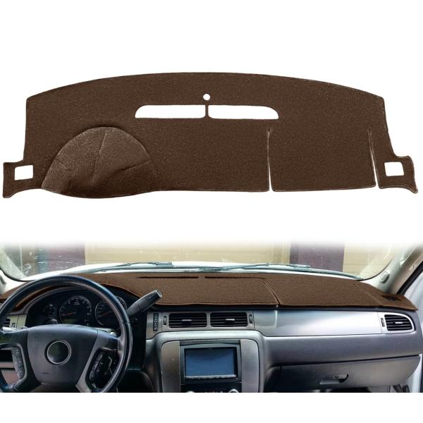 商品名: AKMOTOR ダッシュカバーマット 2007-2014 GMC ユーコン 2007-2013 シボレー シルバラード 1500 LTZ/アバランチ/サバーバン 07-14 タホ ダッシュボードカバーパッド ダッシュスピーカーホー...