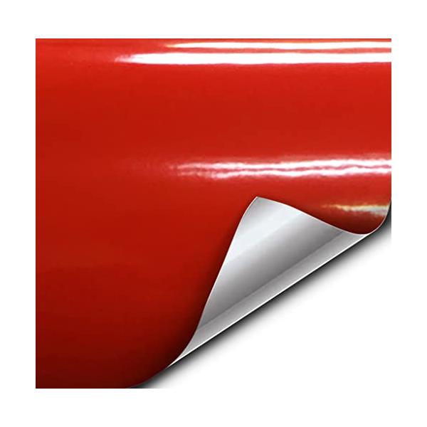 商品名: VViViD XPOエアリリーステクノロジー レッド 高光沢 リアルなペイントのようなマイクロ仕上げビニールラップロール (12インチ x 60インチ) VViViD Red High Gloss Realistic Paint-...