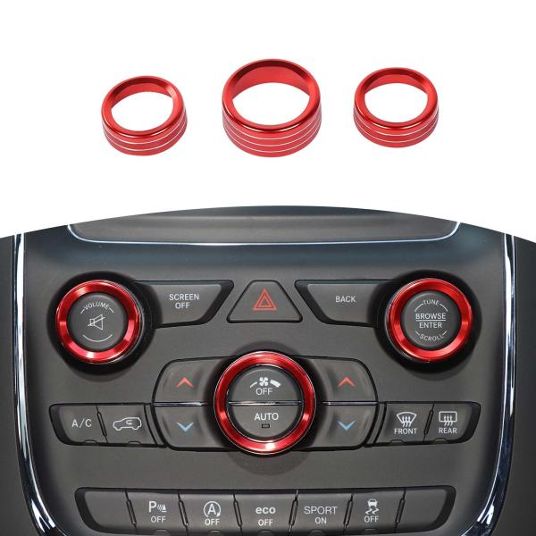 商品名:  RT-TCZ for Charger Volume AC Switch Knob Trim Ring Cover for Dodge Challenger Charger RAM Durango for Chrysler 300...