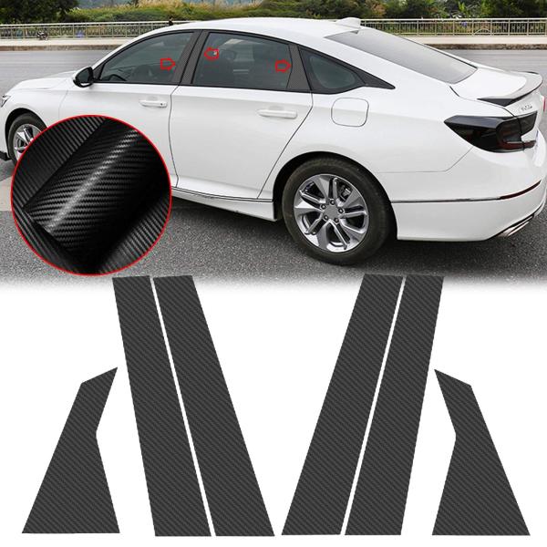 商品名:  x xotic tech Pillar Post Side Door Window Cover Trim Pre-Cut Decal, Compatible with Honda Accord Sedan 10th Gen (C...