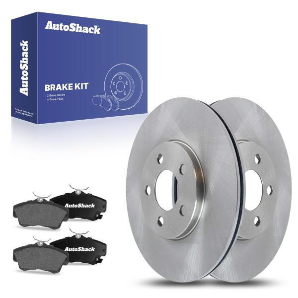 商品名:  AutoShack Front Brake Rotors Ceramic Brake Pads | Replacement for 2001-2009 Chrysler PT Cruiser 2.4L FWD | 6-PC Br...