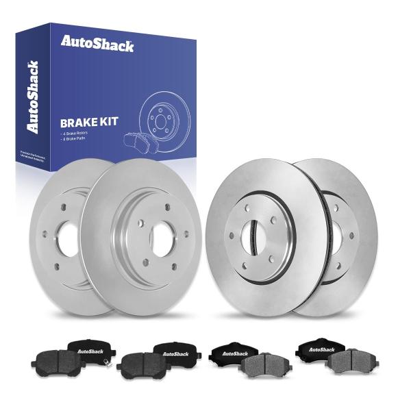 商品名:  AutoShack Front &amp; Rear Brake Rotors Ceramic Brake Pads | Replacement For 2008-2011 Dodge Grand Caravan 2009-20...