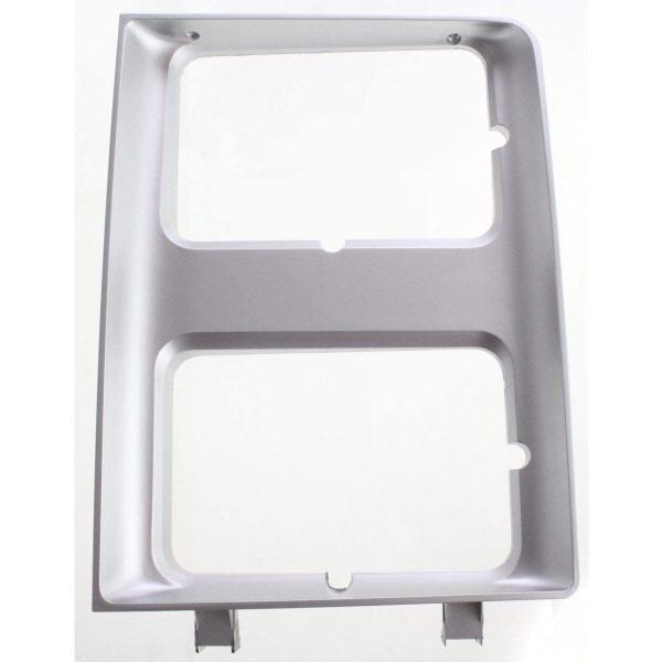 商品名: I-Match Auto Parts 右助手席側ヘッドライトと下部パークランプ ドアベゼル 交換用 1985-1988 シボレーブレイザー/GMCサバーバン/GMCフルサイズトラック GM2513126 15598728 シルバー...