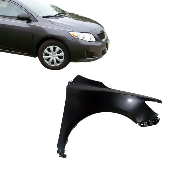 商品名:  Perfit Liner Front Right Passenger Side Fender Without turn signal light hole Compatible With 2009-2013 Toyota Cor...