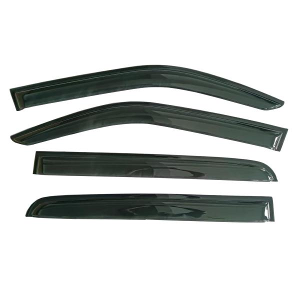 商品名: Gldifa スモークウィンドウバイザー レインガード Ram 1500 Crew Cab 2019-2024 ウィンドディフレクター対応 4個 Gldifa Tape On Window Visor Rain Guards Co...