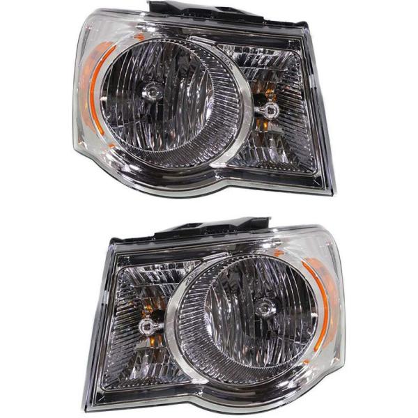 商品名:  KarParts360 For Chrysler Aspen Headlight Assembly 2007 2008 2009 Driver and Passenger Side Pair/Set | CH2502179 + ...