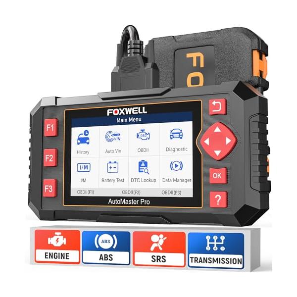 商品名: FOXWELL カースキャナー NT604 Elite OBD2 スキャナー ABS SRSトランスミッション 車やトラックのエンジンコードリーダーを確認 SRSエアバッグ付き診断スキャンツール ライブデータ付き自動車診断ツール ...