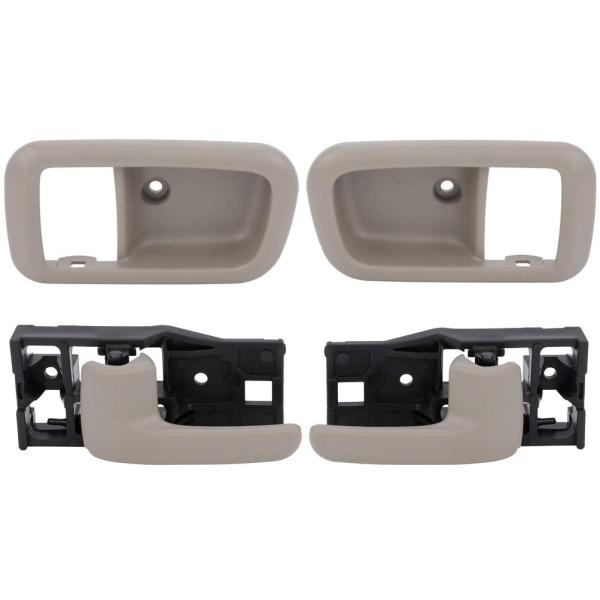 商品名: ECCPP ドアハンドル インテリア インター リア ドライバー 左助手席 右側 2000-2006 トヨタ タンドラ用 クローム 4個 ECCPP Door Handles Interior Inside Inter Rear ...