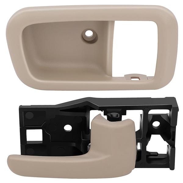 商品名: OCPTY ドアハンドル インテリア リア 助手席 右側 交換用 2000-2006 トヨタ タンドラ インター ドアハンドル テクスチャー ベージュ 2個 OCPTY Door Handles Interior Rear Pas...