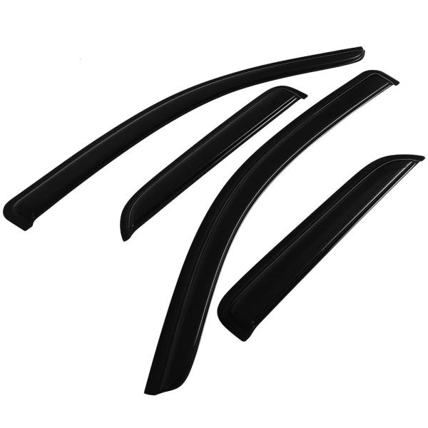 商品名:  OCPTY Window Visors Fits for 2014-2018 For Chevrolet Silverado 1500 Tape-on Rain Guards Side Window Deflectors 4 P...