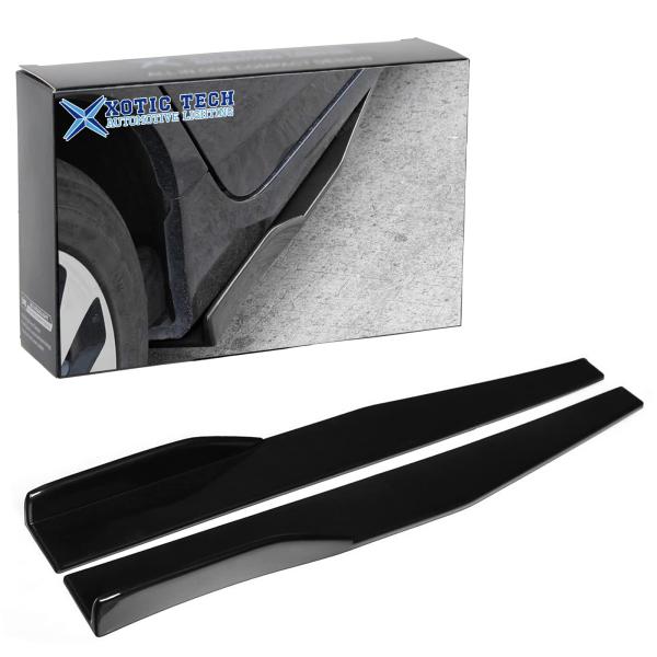 商品名:  x xotic tech Universal Car Side Skirt Rocker Panel Extension Left/Right Lower Side Skirts Splitters Diffuser Wingl...