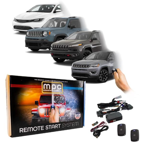 商品名:  MPC Remote Start Compatible with Chrysler 200 2015-17, Jeep Cherokee 2014-18, Jeep Compass 2017-18, Jeep Renegade ...