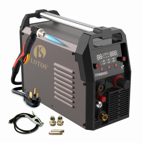 商品名:  LOTOS LTP5800D 58A Plasma Cutter, 5/8" Clean Cut (3/4" Severance), Non-Touch Pilot Arc, Up to 15% Faster Cutting, ...