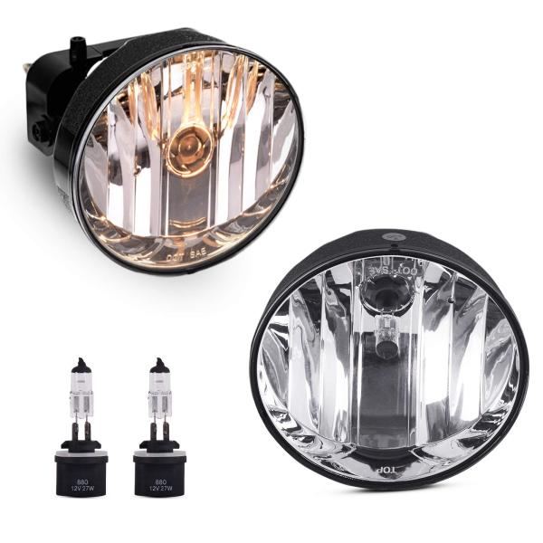 商品名: YITAMOTOR フォグライト 2002 2003 2004 2005 2006 2007 2008 2009 GMC Envoy 02 03 04 05 06 GMC Envoy XL(OEスタイルクリアレンズ、880 12V...