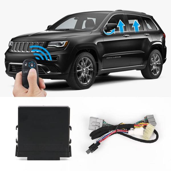 商品名: JHO 自動ウィンドウクローザーモジュールコントロールリフター ロールアップ ミラー折りたたみ機能付き Jeep Grand Cherokee 2014-2022 WK2 カーアクセサリー JHO Automatic Window...