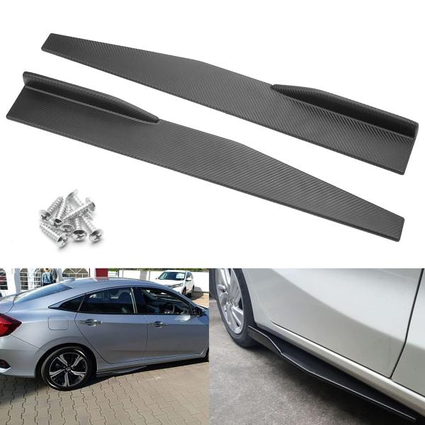 商品名:  x xotic tech Universal Car Side Skirt Rocker Panel Extension Left/Right Lower Side Skirts Splitters Diffuser Wingl...