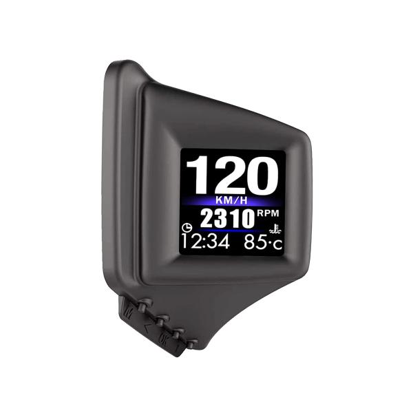 商品名: ヘッドアップ ディスプレイ、カー HUD P8、OBDII &amp; GPS デュアル システム、市場で最初のモデルは A ピラー トリムにインストールできます Head Up Display, Car HUD P8, OBDI...