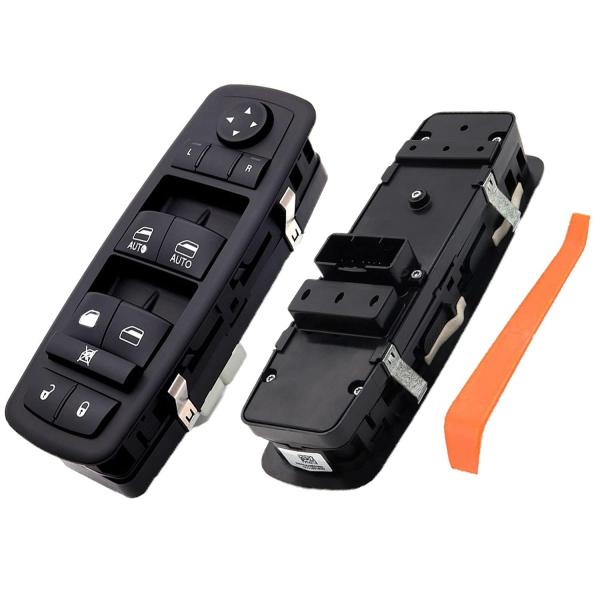 商品名: フロント左運転席側マスターパワードアウィンドウスイッチ クライスラー15-17 200 ワンタッチ開閉付き - 15-15チェロキー 助手席ワンタッチダウン付き (15 16 17 2015 2016 2017) Front Le...