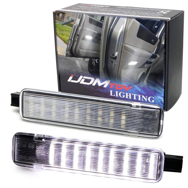 商品名:  iJDMTOY Clear Lens 36-LED White Side Door Courtesy Light Assemblies Compatible With GM Trucks SUVs Escalade Avalan...