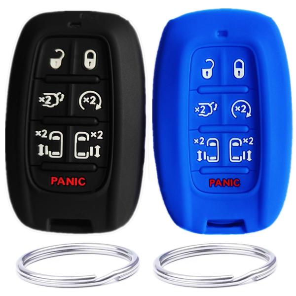 商品名:  Smart Key Fob Cover Remote Case Keyless Protector Jacket for Chrysler Pacifica 2017-2024 M3N-97395900 68217832AC 7...