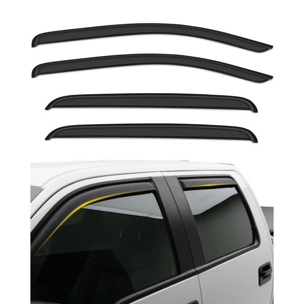 商品名:  ROADFAR Fits for Tacoma 2016 2017 2018 2019 2020 Window Outside Mount Window Deflector Rain Guard 4Pc Setブランド: ROA...