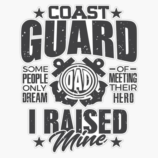 商品名: HOF Trading 沿岸警備隊 お父さん ギフト レイズドマイヒーロー コーストガードマン ビニールステッカー 防水デカール ノートパソコン 壁 ウィンドウ バンパー ステッカー 5インチ、HOF-VETERAN-STICKE...