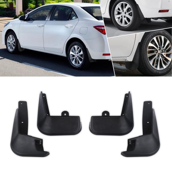 商品名:  x xotic tech 4PCS Front &amp; Rear Mud Flap Splash Guards Fender Flare Mudguard Dirt Slush Trap Protector w/Hardwa...