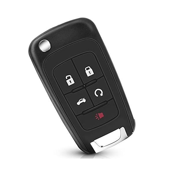 商品名: 車用キーフォブ シボレー2010-2016 Equinox/Camaro/Cruze/Malibuスマートキー ビュイック2010-2016ラクロス、2010-2018 GMC テレインキー交換用 (1) Car Fob Fit ...