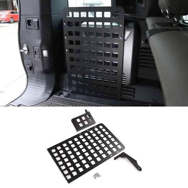 商品名: YUECHI カーインテリアパーツ リアドア 収納 収納ラック バスケット ランドローバー ディフェンダー 2020-2021 用 カーパーツ(トランクアイテム 吊りグリッド(左側)) YUECHI Car Interior Pa...