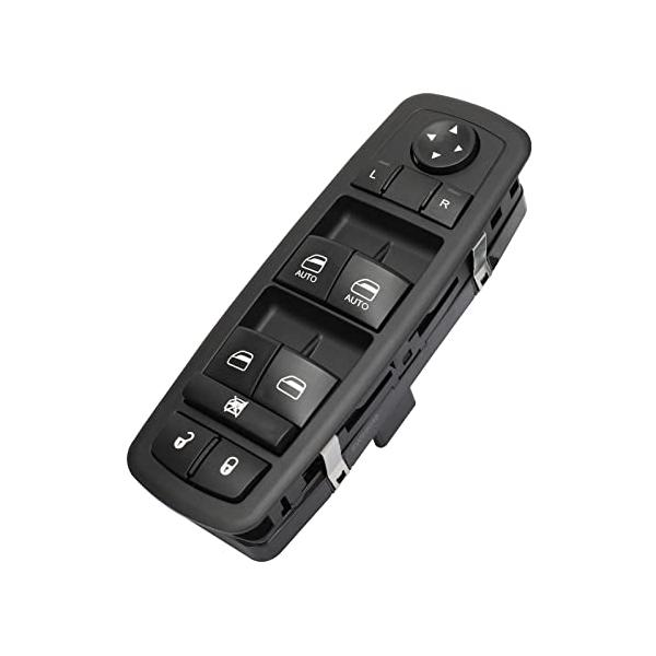 商品名: 運転席側マスターパワーウィンドウスイッチ 2010 2011年式 Chrysler Town &amp; Country 10 11用 ダッジグランドキャラバンパワーウィンドウスイッチ用 ダブルオート(3ピン+0ピン) 04602...