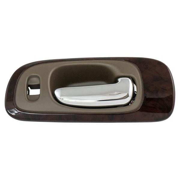 商品名: TRQ フロントインサイドドアハンドル クロムベージュ 木目調 RH 助手席者 コンコルド用 TRQ Front Right Interior Door Handle Chrome &amp; Beige Passenger Si...