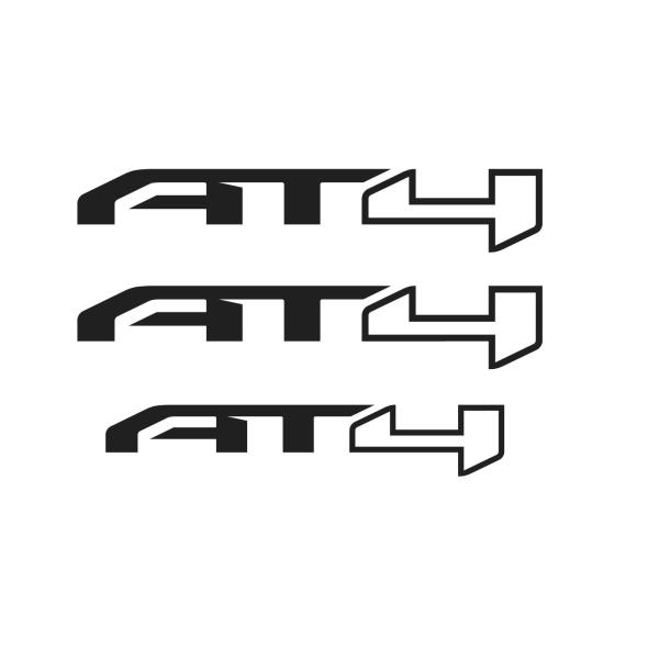 商品名: EmblemsPlus 2019 2020 2021 2022 GMC Sierra AT4 ドアテールゲートエンブレム オーバーレイデカール マットブラック (3枚セット) GM公式ライセンス商品 GMC Sierra Matt...