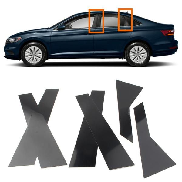 商品名:  Three T Car Auto Side Door Window Pillar Posts Cover Trim For VW for Jetta 2019 2020 2021ブランド: Three T高さ: 2cm横幅: 1...