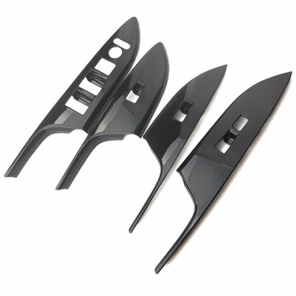 商品名: SZFKACCESS ホンダアコード 2013 2014 2015 2016 2017 カーボンファイバーABSドアウィンドウリフトパネルカバー トリムプロテクター SZFKACCESS for Honda Accord 2013...