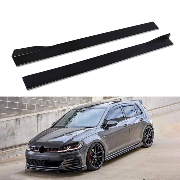 商品名:  KEEPDSGN 86.6" Universal Car Side Skirt 220CM Extension Rocker Panel Body Kit Lip Splitters,Blackブランド: keepdsgn商品サ...