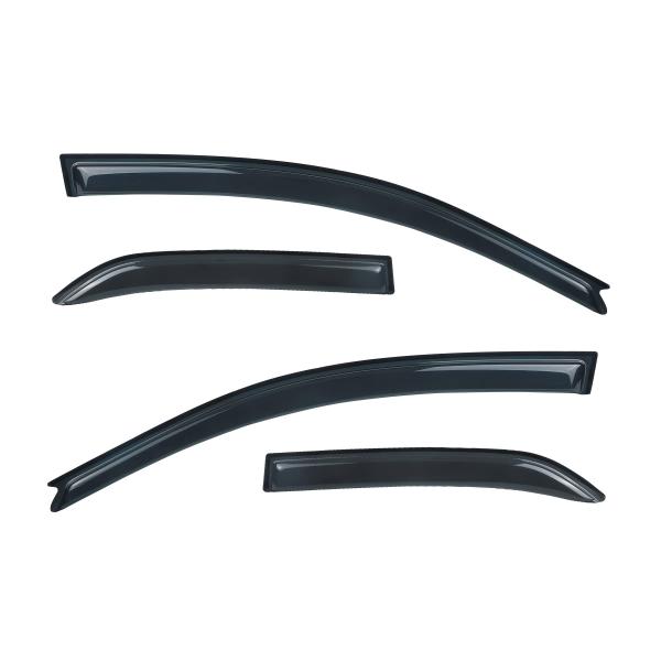 商品名:  GLDIFA Smoke Window Visor Compatible with 2002-2006 Mitsubishi Lancer Sedan Rain Guards Wind Deflector 4pcブランド: GL...