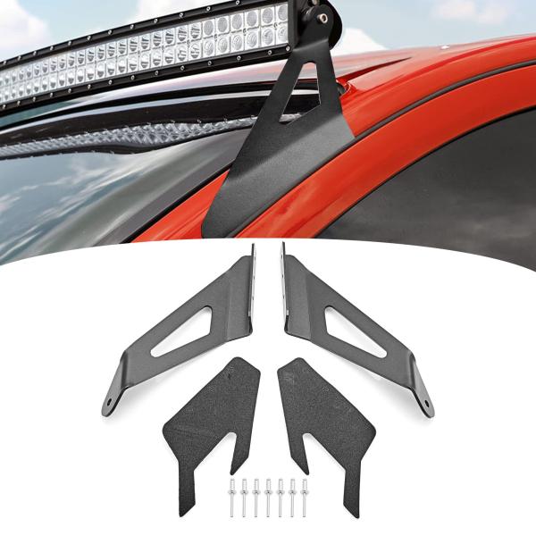 商品名: Wsays 50インチ LEDライトバー ルーフブラケット マウント 2015-2019 シボレー シルバラード GMCシエラに対応 Wsays 50" LED Light Bar Roof Brackets Mount Comp...