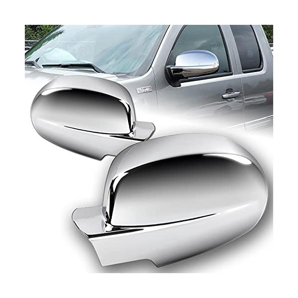 商品名:  HYPERSPEED Chrome Plated ABS Side Mirror Cover Cap LH+RH 2PCS Fit for 2007 2008 2009 2010 2011 2012 2013 2014 Chev...