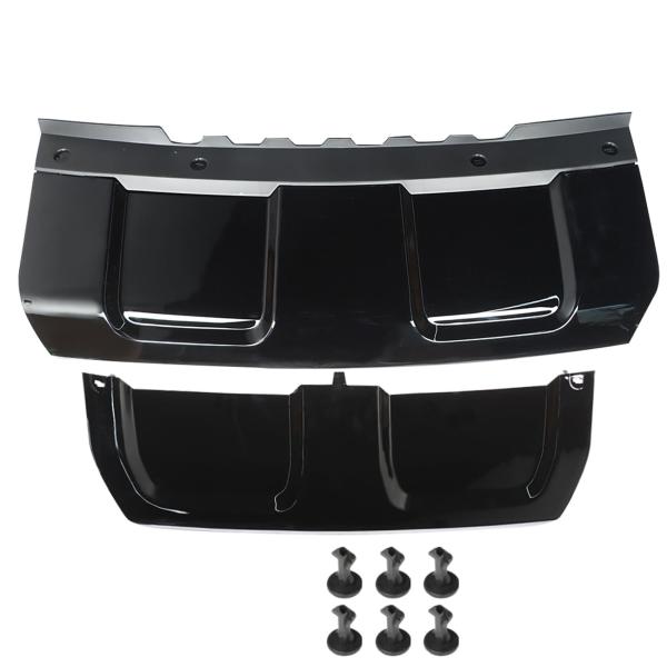 商品名: labwork フロント&amp;リア ブラック スキッドプレート バンパー トリムガード プロテクター 交換用 レンジローバー スポーツ 2014 2015 2016 2017 labwork Front and Rear Bl...