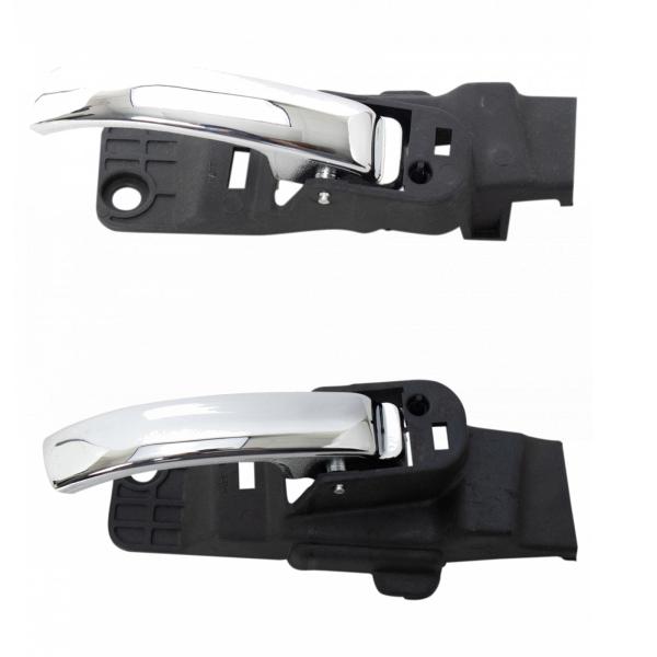 商品名: TRQ フロントインテリアドアハンドルセット LH&amp;RH サイド 2011-16 Chrysler 200用 TRQ Front Interior Door Handle Set LH &amp; RH Sides for...
