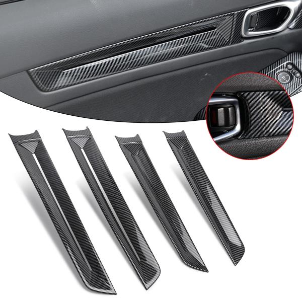 商品名:  x xotic tech Interior Side Door Panel Strip Cover Trim, Carbon Fiber Pattern, Compatible with Honda Civic 11th Gen...