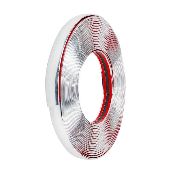 商品名: Modengzhe 幅1インチ 自動車用クロムプラスチックトリムストリップ 車のサイドモールディング バンパー エクステリアエッジ リッププロテクト ステッカー ドア 窓 傷防止 ガード 長さ42.6フィート Modengzhe ...